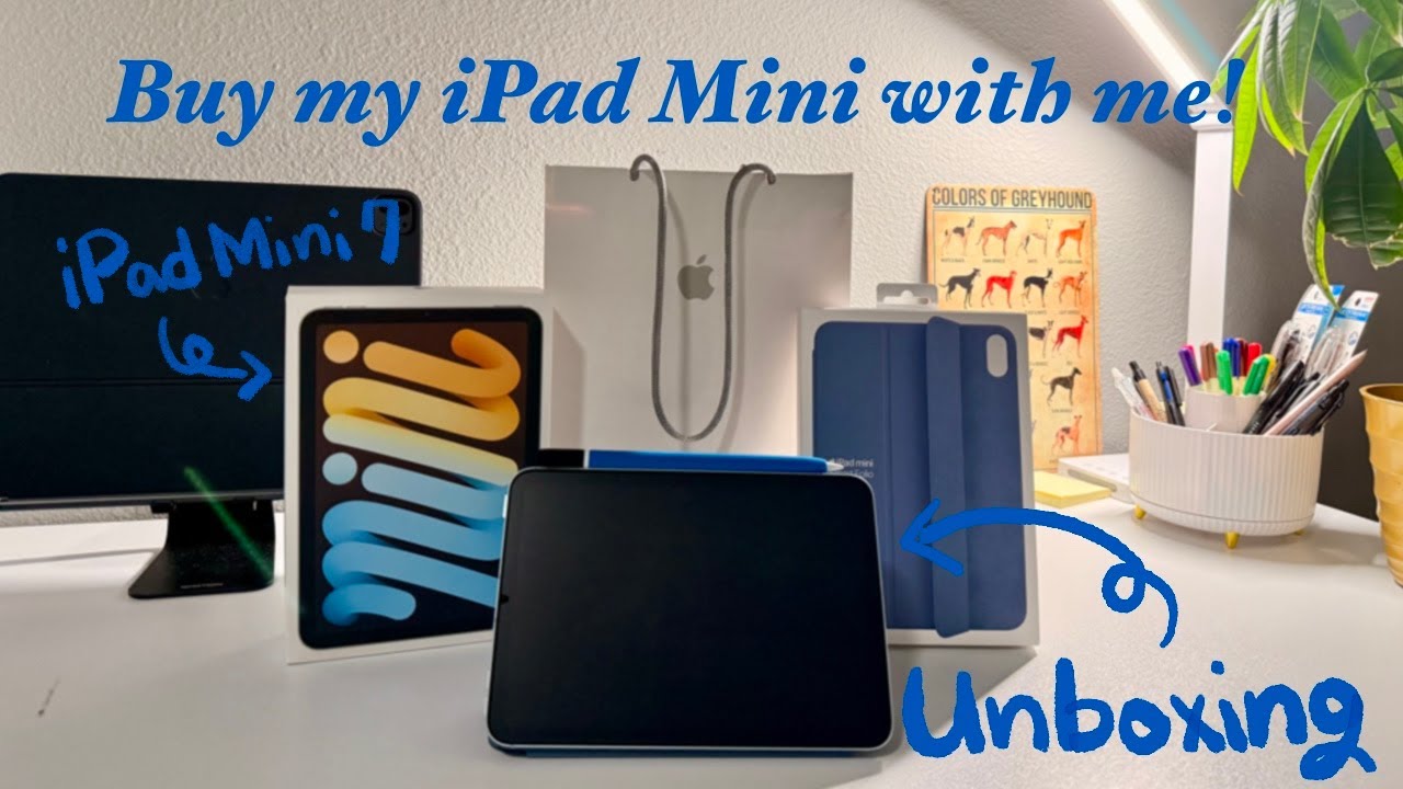Buy my iPad mini 7 with me + unboxing | iPad mini Wi-Fi + Cellular ...
