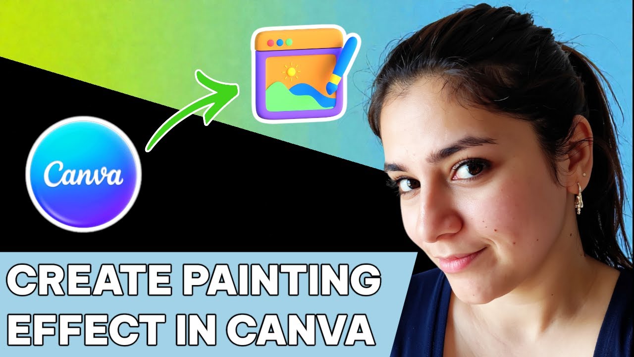 Create painting effect in Canva - YouTube