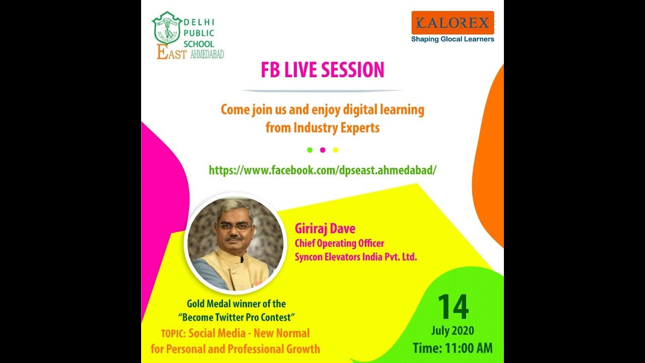 DPS East-Social Media in one's personal and professional growth. - YouTube
