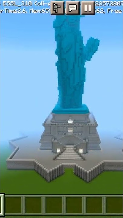 Minecraft Statue of Liberty 🗽🤯💥😘 ️😱 - YouTube