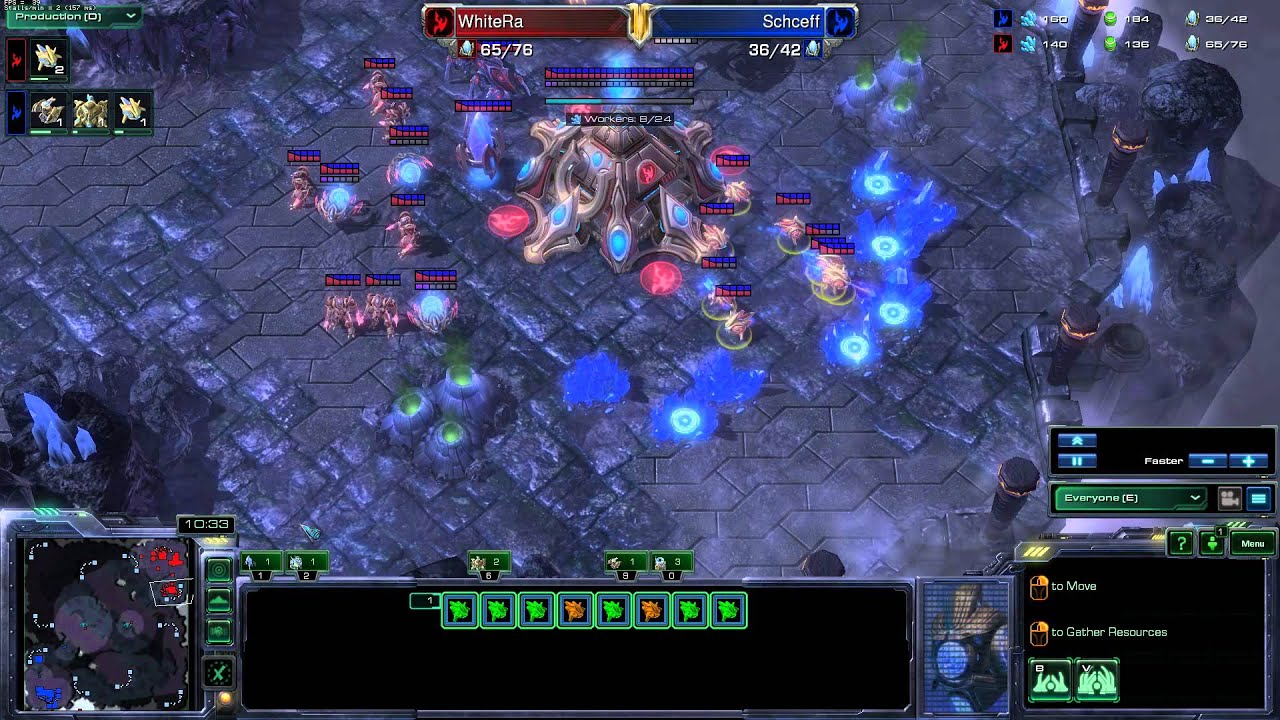 Starcraft 2 Heart of the Swarm Full HD White-RA Special Tactics Battle ...