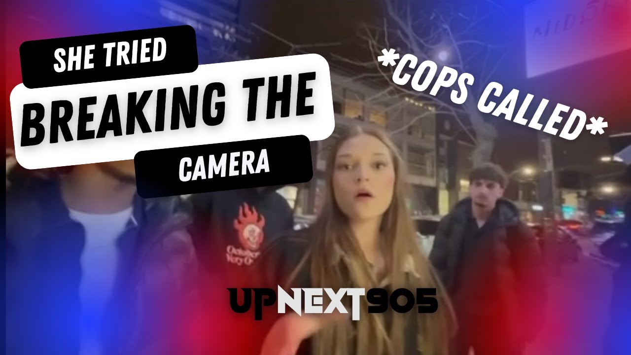 Night In The Life Of UpNext905 *Crazy Lady tried breaking our Camera ...