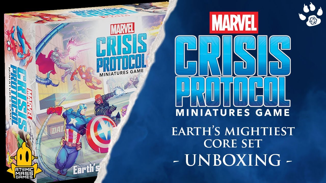 MARVEL: CRISIS PROTOCOL - Earth's Mightiest Core Set - UNBOXING - Band ...