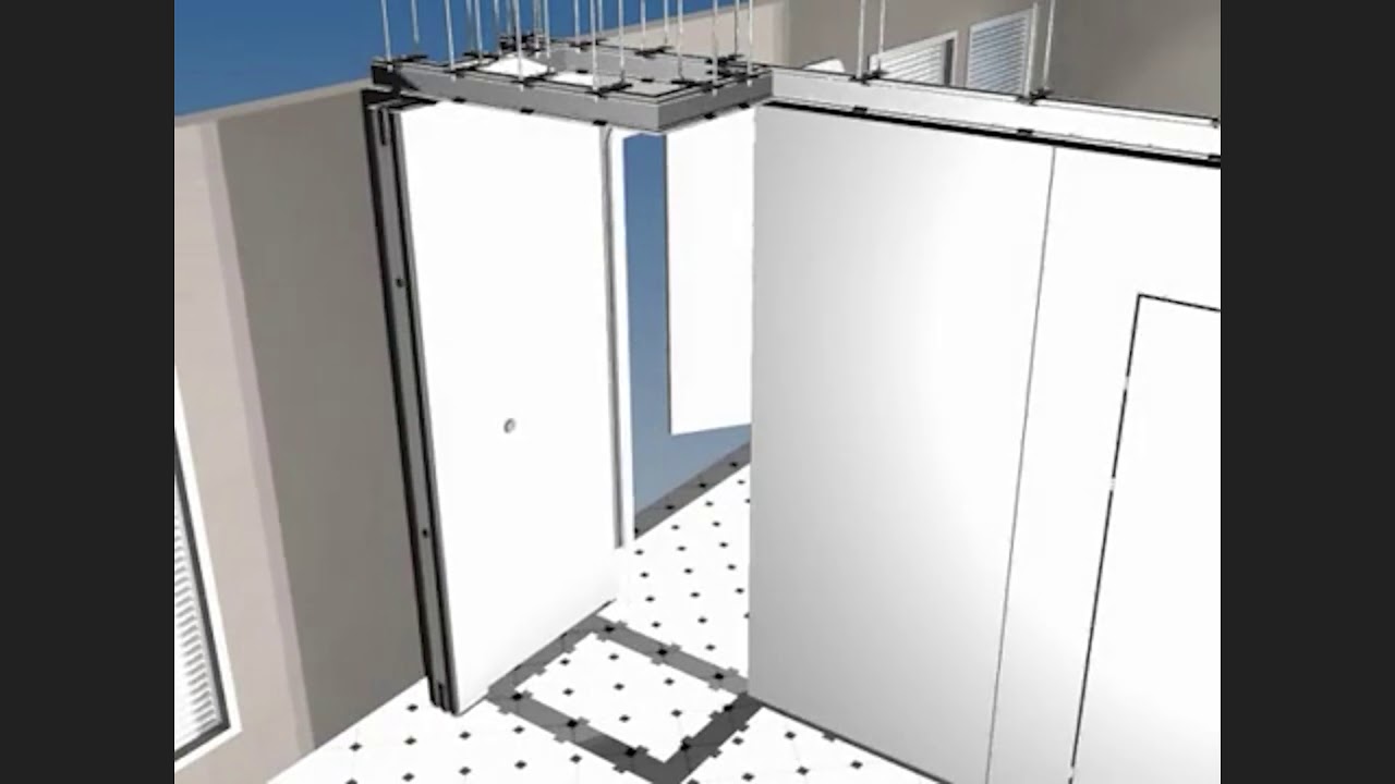 A100 Acoustic Movable Wall | Hospitals and Care Facilities - YouTube