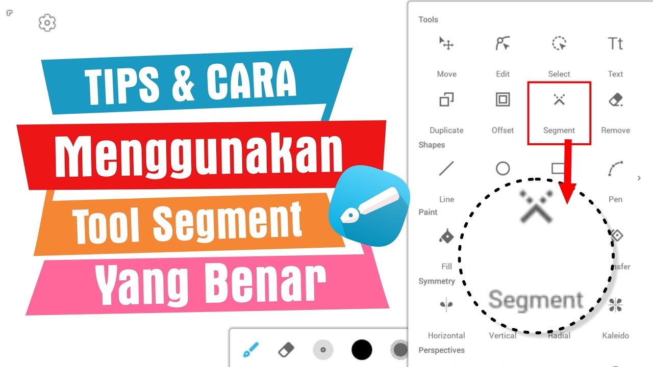 CARA MENGGUNAKAN TOOL SEGMENT PADA APLIKASI INFINITE DESIGN - YouTube