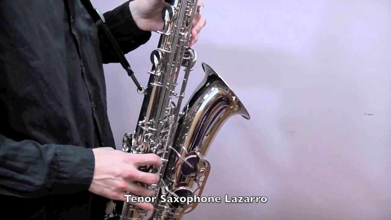 Tenor Saxophone Lazarro Demo Review - YouTube