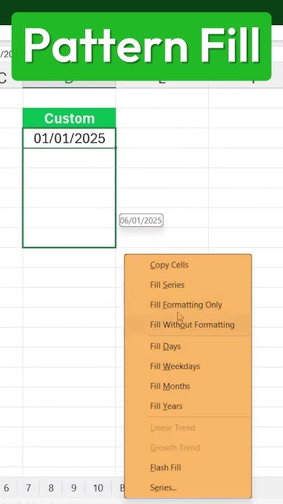 Master EXCEL Patterns with Advanced Fill Feature! - YouTube