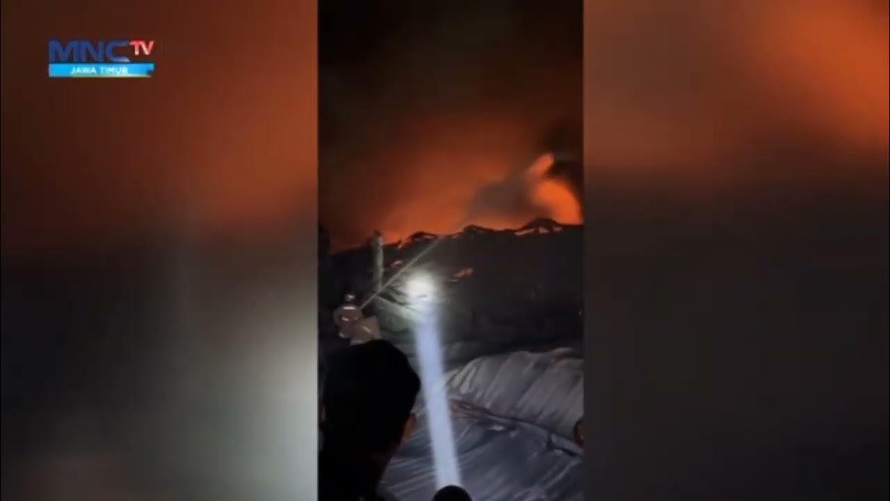 PABRIK STYROFOAM LUDES TERBAKAR, KERUGIAN CAPAI MILIARAN RUPIAH - YouTube