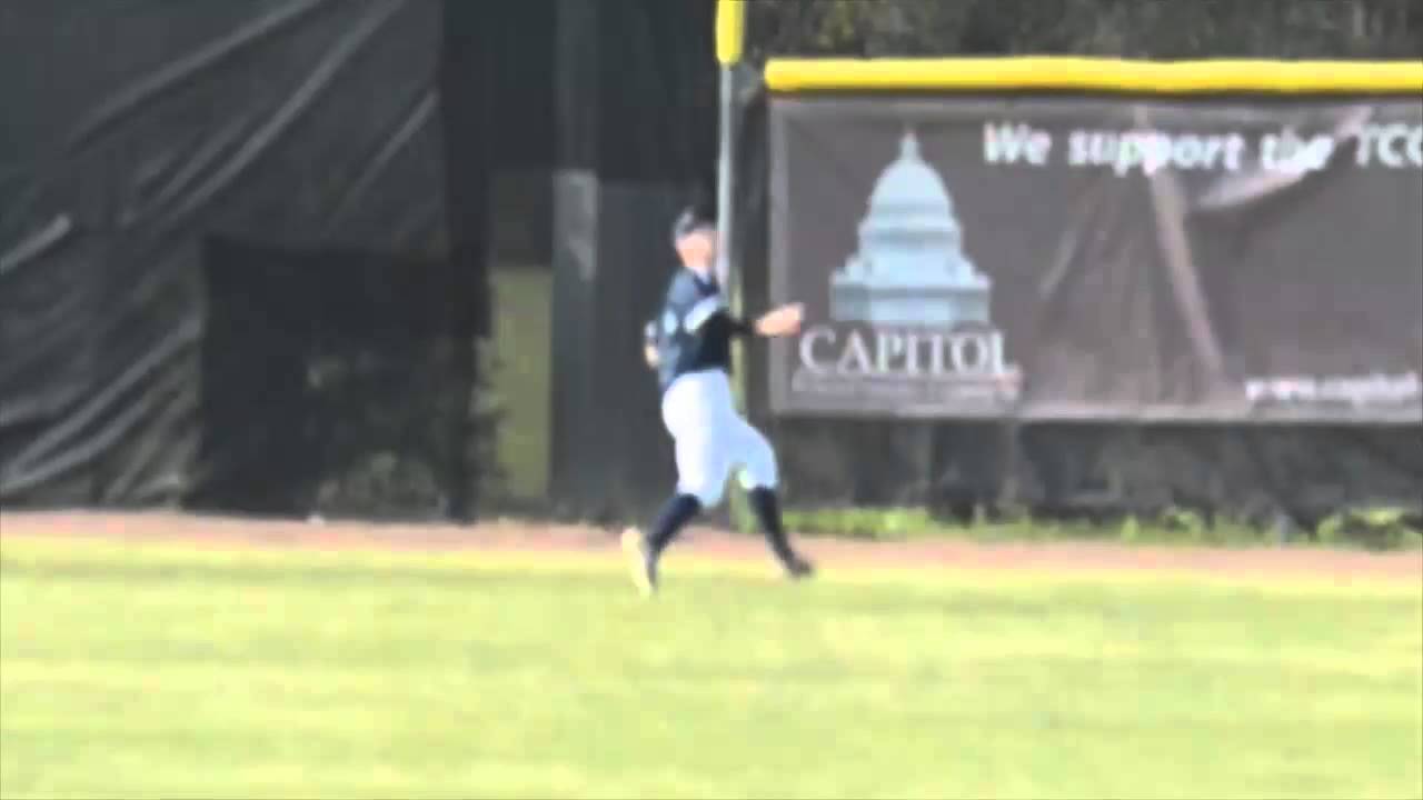 Danny Mars - Chipola Baseball 2014 - Catch in Center Field - YouTube