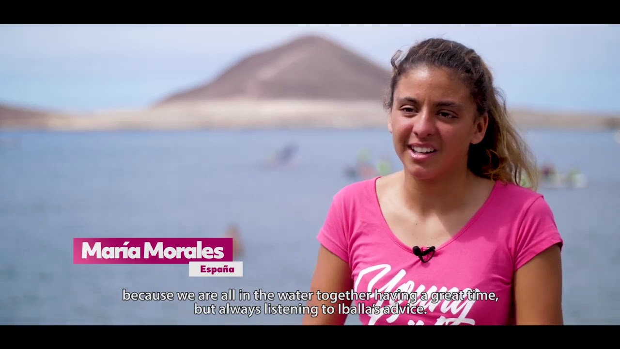 Clinic windsurfing with Iballa Ruano Tenerife 2020 - YouTube
