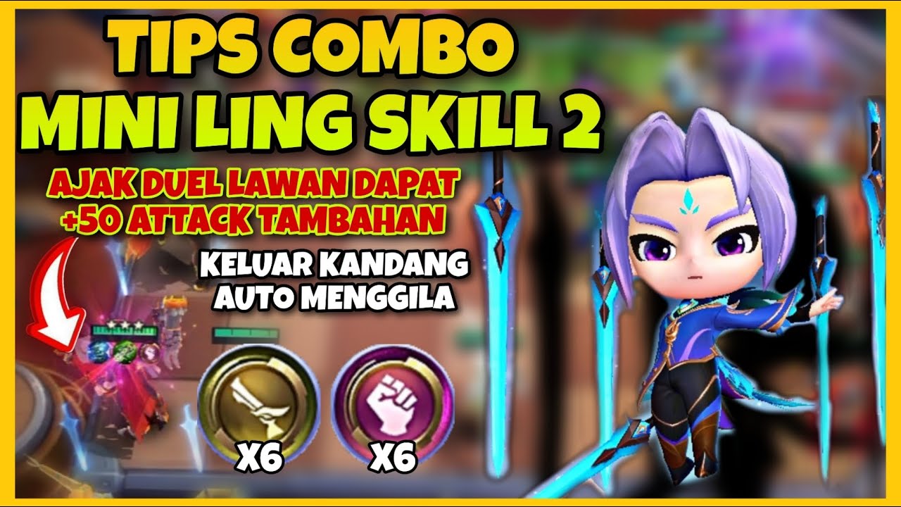 TIPS COMBO LING SKILL 2 MAGIC CHESS UPDATE TERBARU || HYPER CLAUDE ...