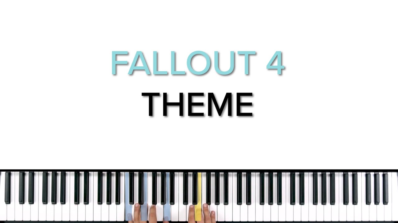How to play 'Fallout 4 Theme' on the piano -- Playground Sessions - YouTube