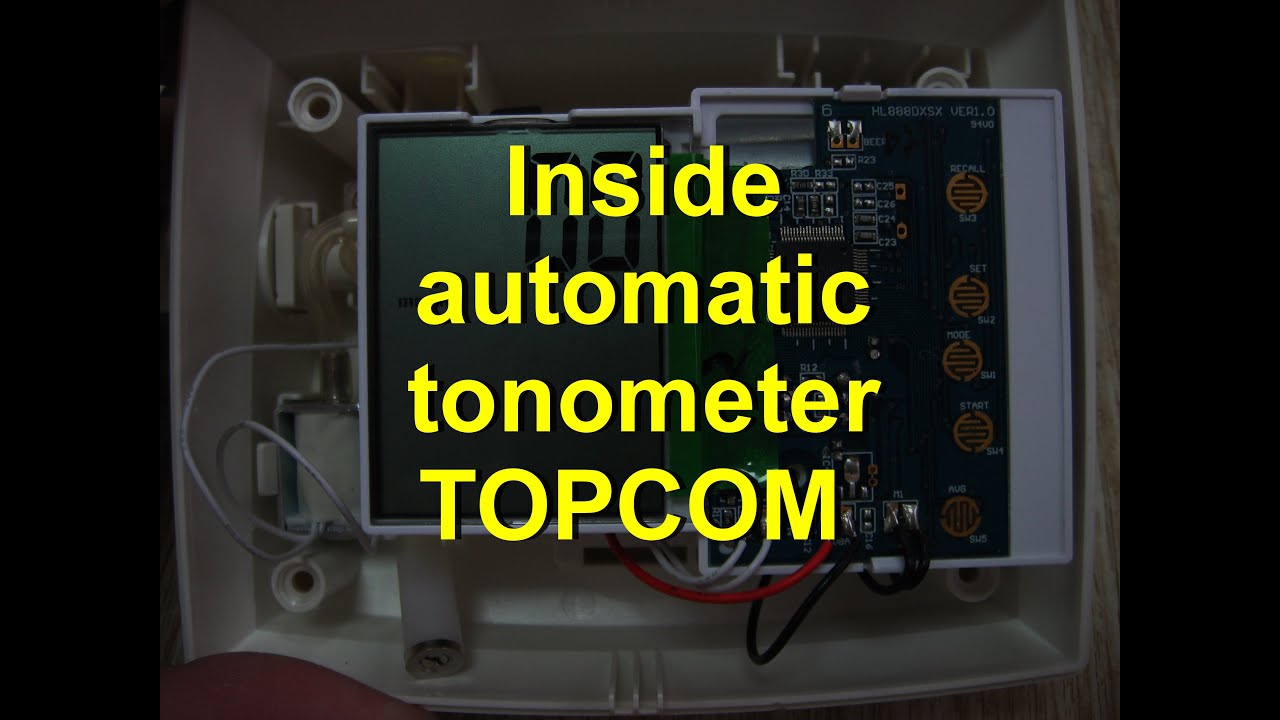 What's inside automatic tonometer TOPCOM - YouTube