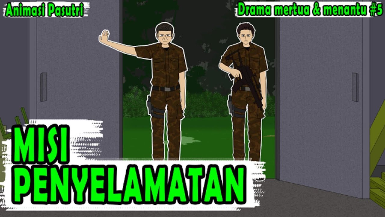 DRAMA MERTUA & MENANTU PART 5 - ANIMASI PASUTRI - YouTube