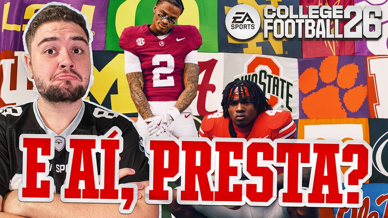 COLLEGE FOOTBALL 26 CHEGOU! Bora testar o game? - YouTube