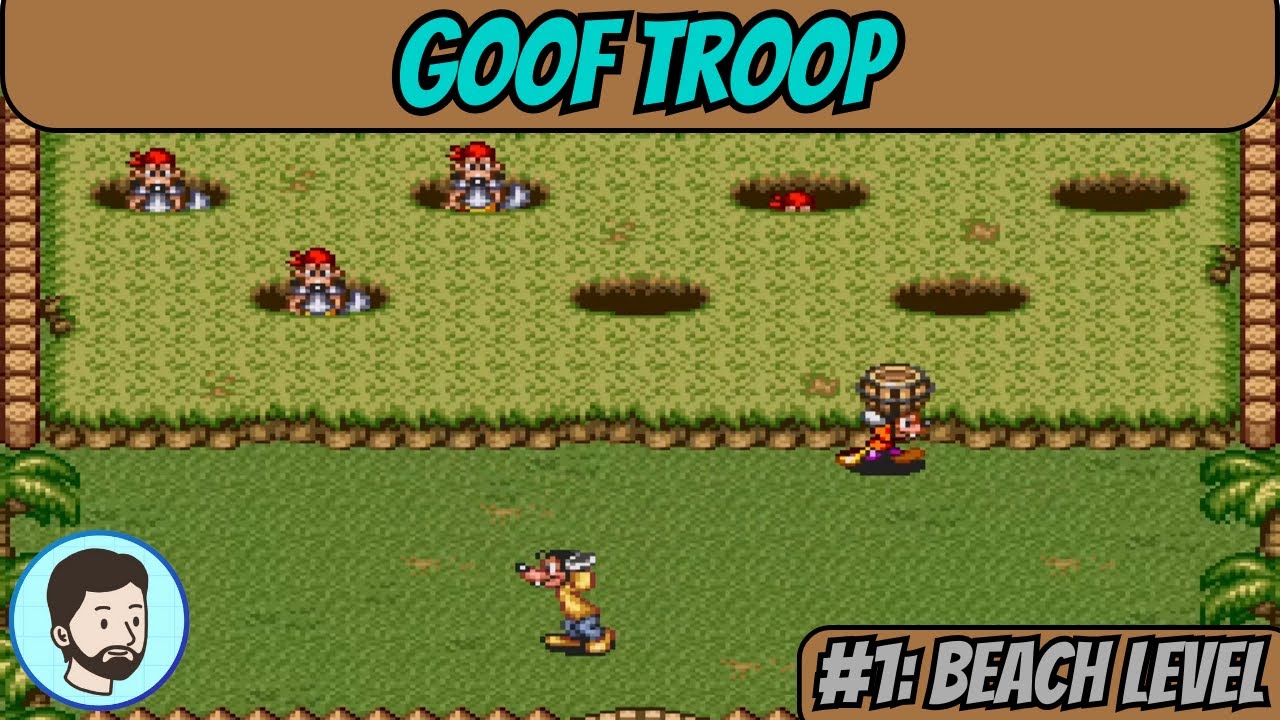 Goof Troop (Super Nintendo) - Part 1: Beach Level - YouTube