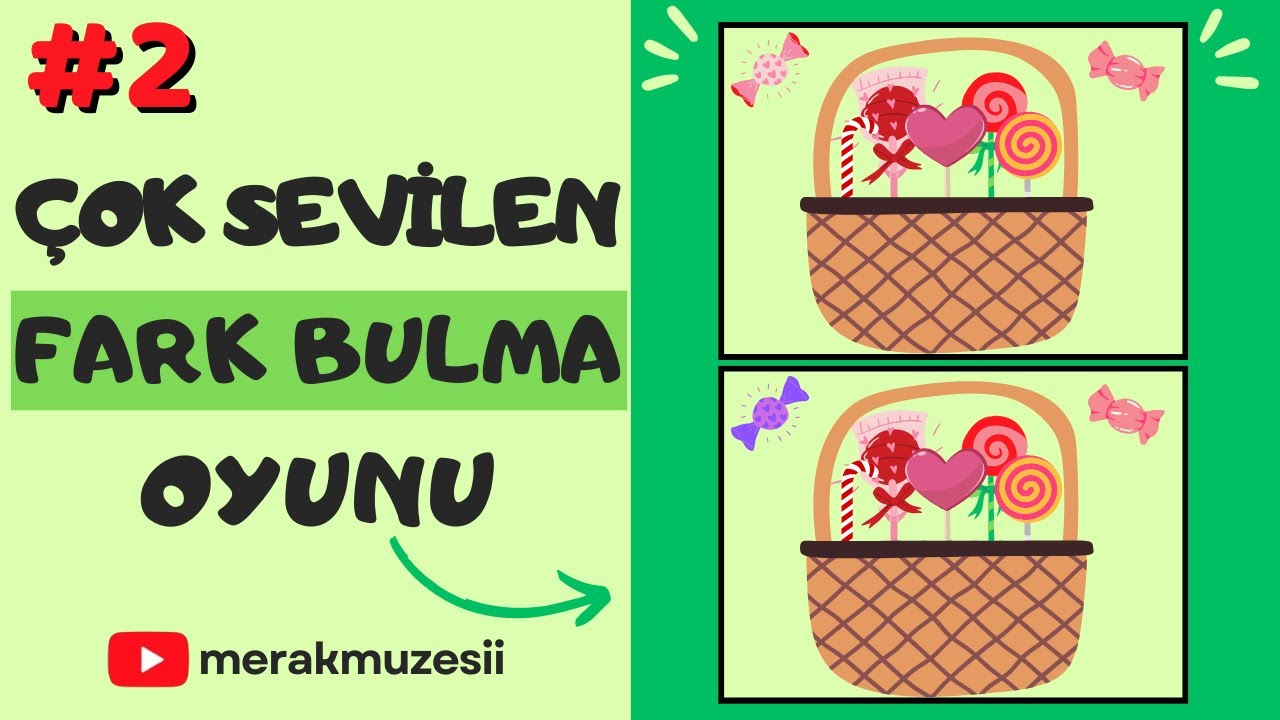 FARK BULMA - Dikkat Geliştiren Zeka Oyunu / Ne Kadar Dikkatlisin? - YouTube