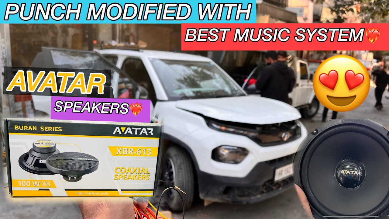 TATA PUNCH MODIFIED || ️‍🔥AVATAR AUDIO SETUP IN TATA PUNCH😍 BEST MUSIC ...
