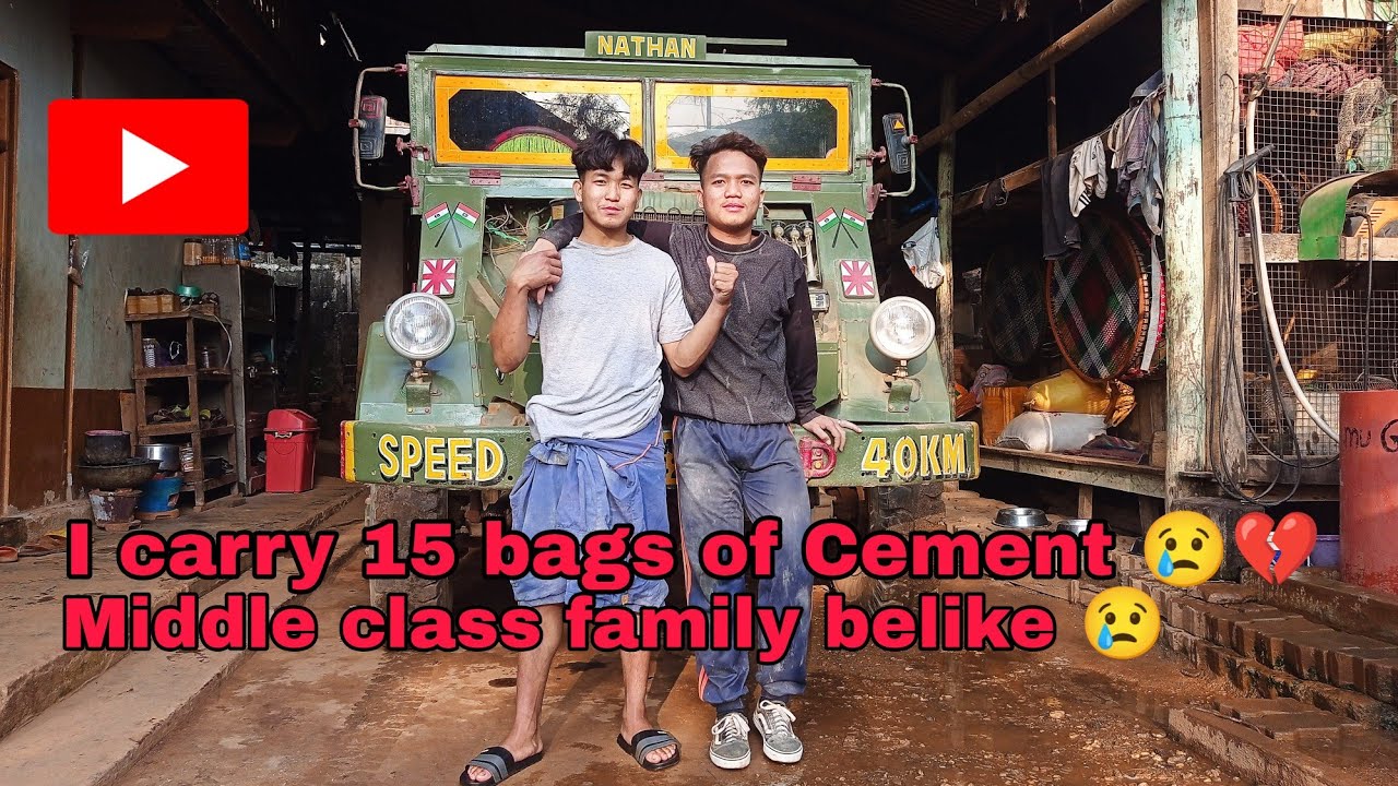 Middle class Family belike😢Loading Sand & Cement😢NEAR MYANMAR🇲🇲 # ...
