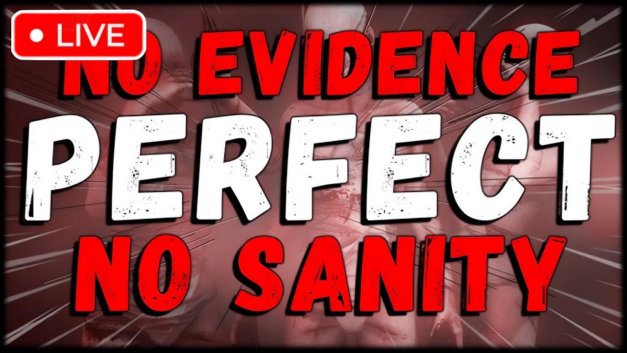 PERFECT RUN 👻 NO EVIDENCE NO SANITY | PHASMOPHOBIA || LIVE 🔴 - YouTube