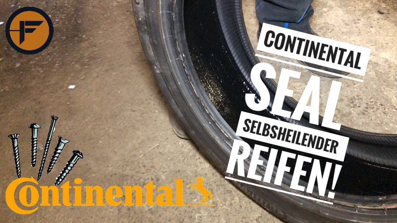 Continental SEAL Reifen | SELBSTHEILENDER REIFEN TEST ...