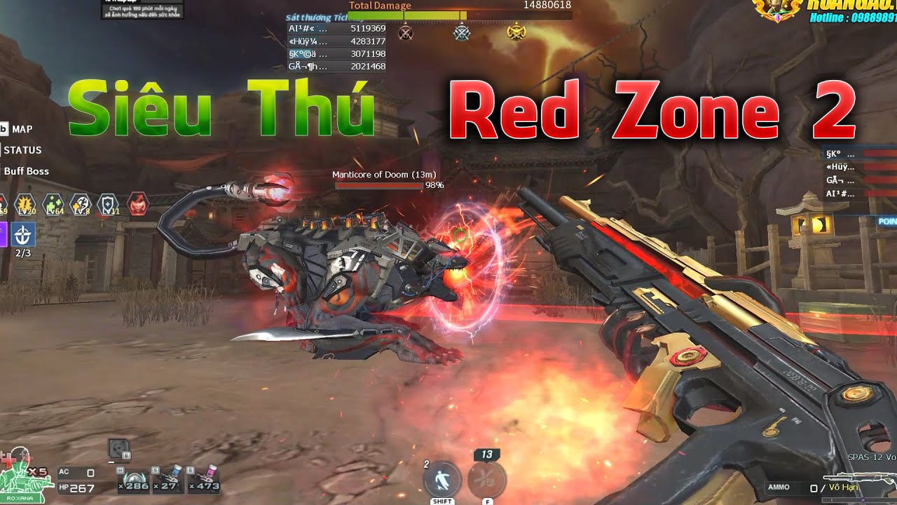 Red Zone 2 Siêu Boss Siêu Thú Quái Vật AI Xuất Hiện - YouTube