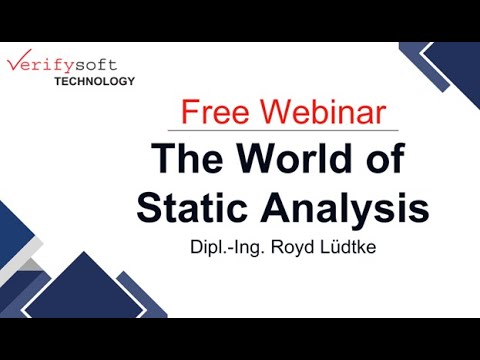 The World of Static Analysis (English, 253) - YouTube