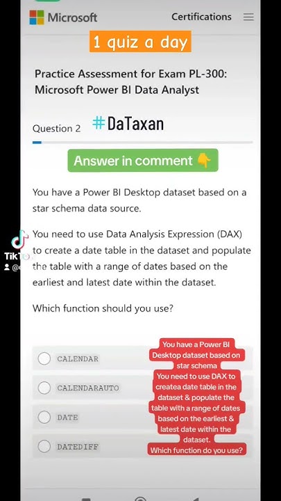 FREE Microsoft Exam Practice test - PL-300 Microsoft Power BI Data ...
