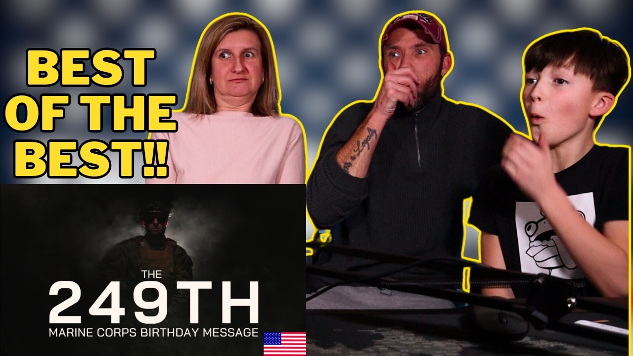Graham Family Reacts 249th Marine Corps Birthday Message - YouTube