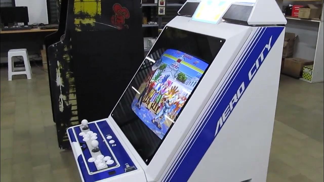 Arcade Sega Aero City Restaurado Ssf2X Cps2 INSERT COIN RETRO GAME - YouTube