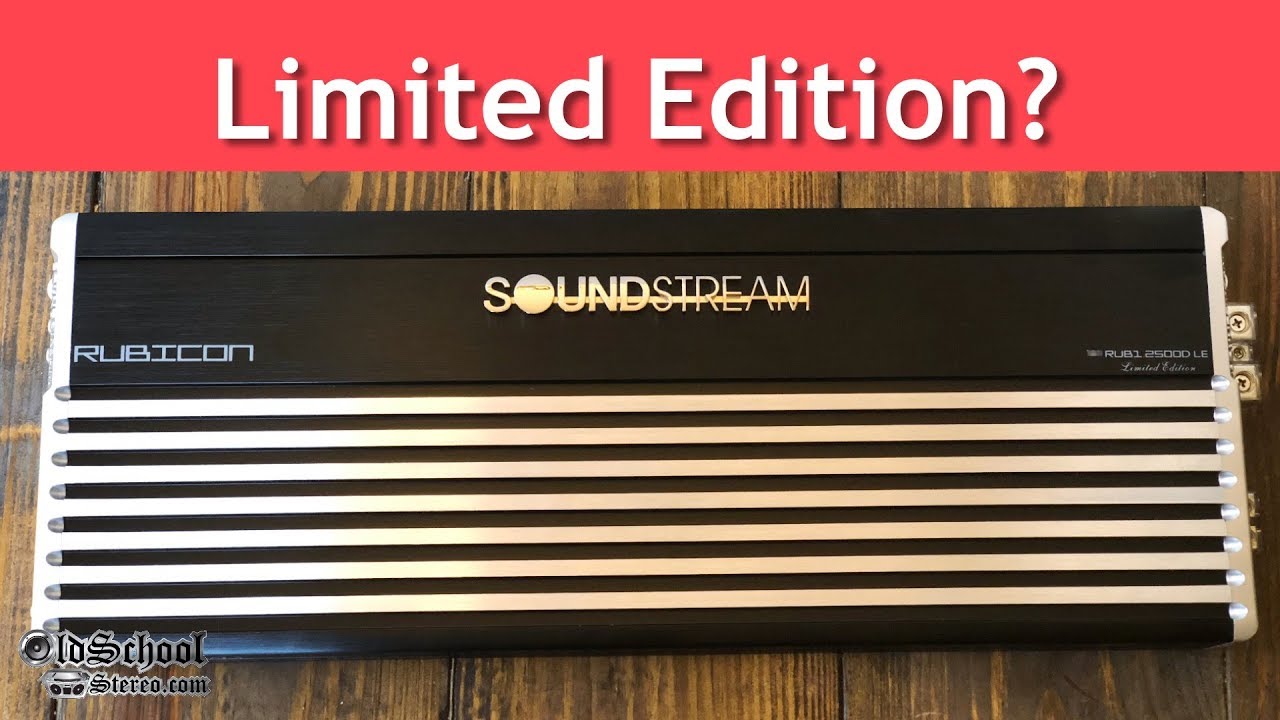 Limited Edition? Soundstream Rubicon 2500.1D LE Amp Dyno Test - YouTube