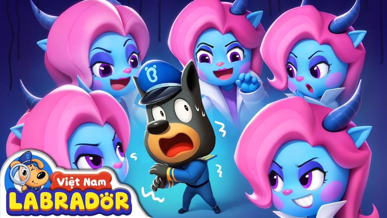 Cẩn thận với phần mềm đổi mặt | Hoạt hình cảnh sát trưởng Labrador ...