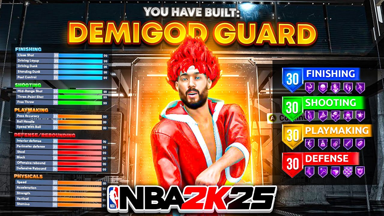 The BEST GUARD BUILDS in NBA 2K25! ALL AROUND DEMIGOD GUARDS in NBA ...