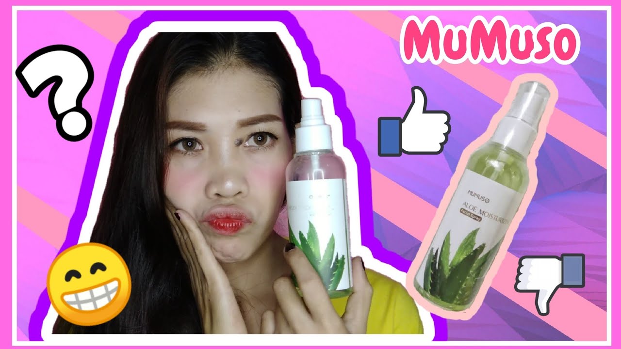 MUMUSO ALOE VERA MOISTURIZING SPRAY REVIEW 2019 | Anna Lou - YouTube