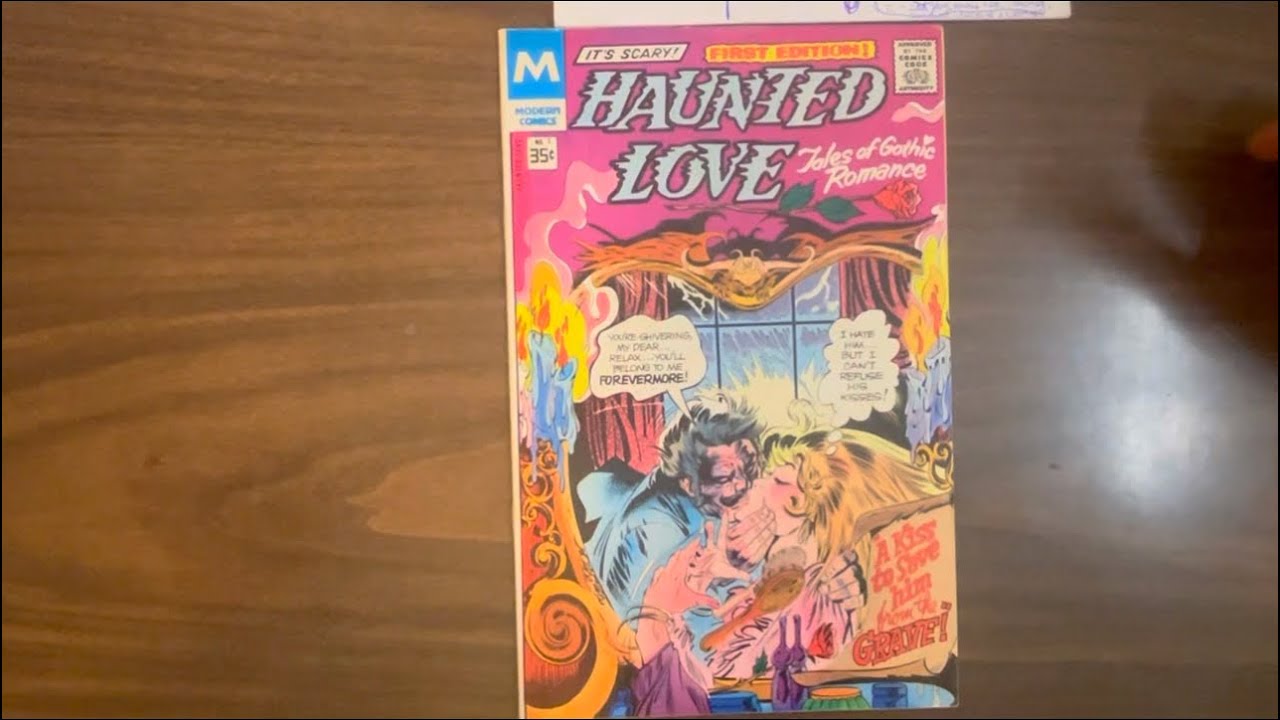 Haunted Love #1, PG-rated yet disturbingly bizarre 1973 romance comic ...