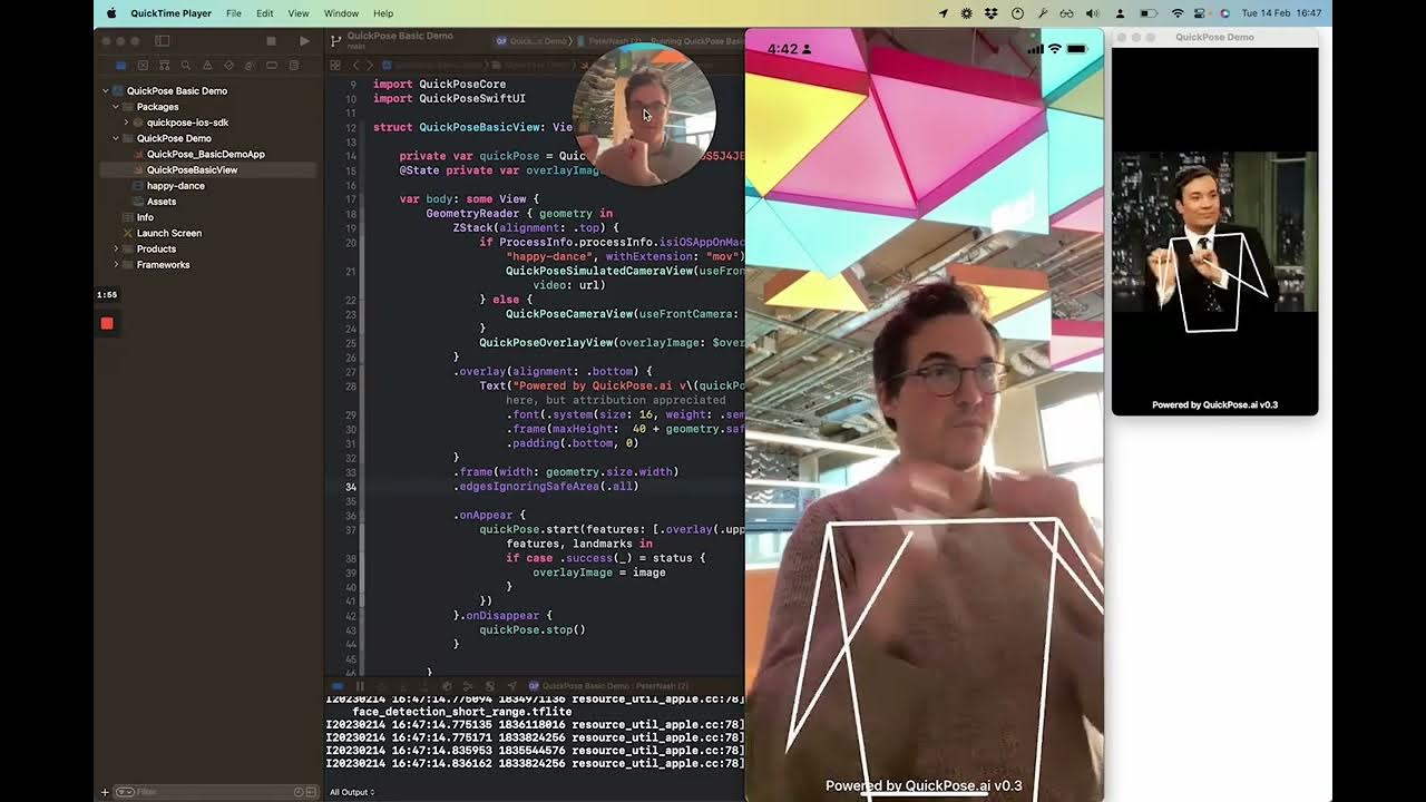 Intro into Sample Apps - QuickPose.ai iOS SDK for Pose Detection/Estimation - YouTube