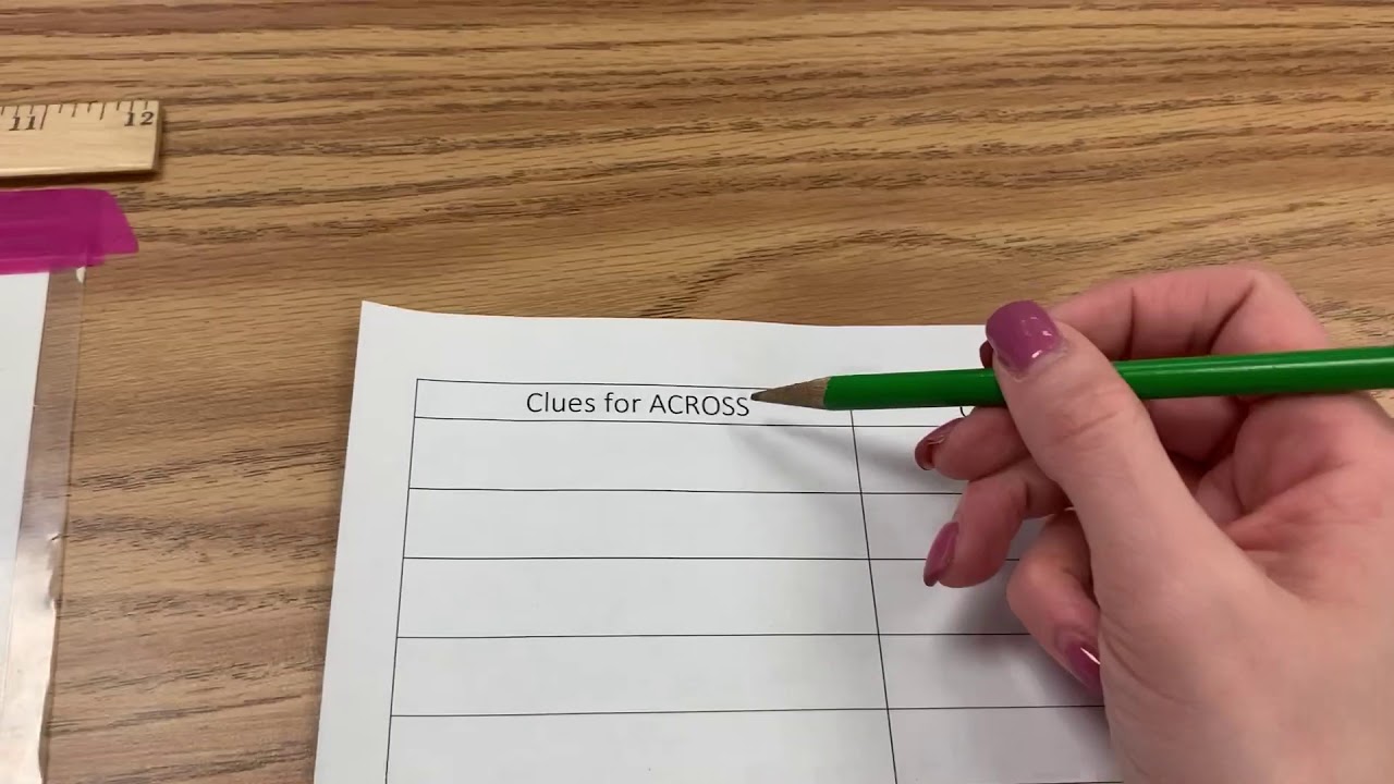 How to Create a Word of the Day Crossword Puzzle: Game Creation with ...