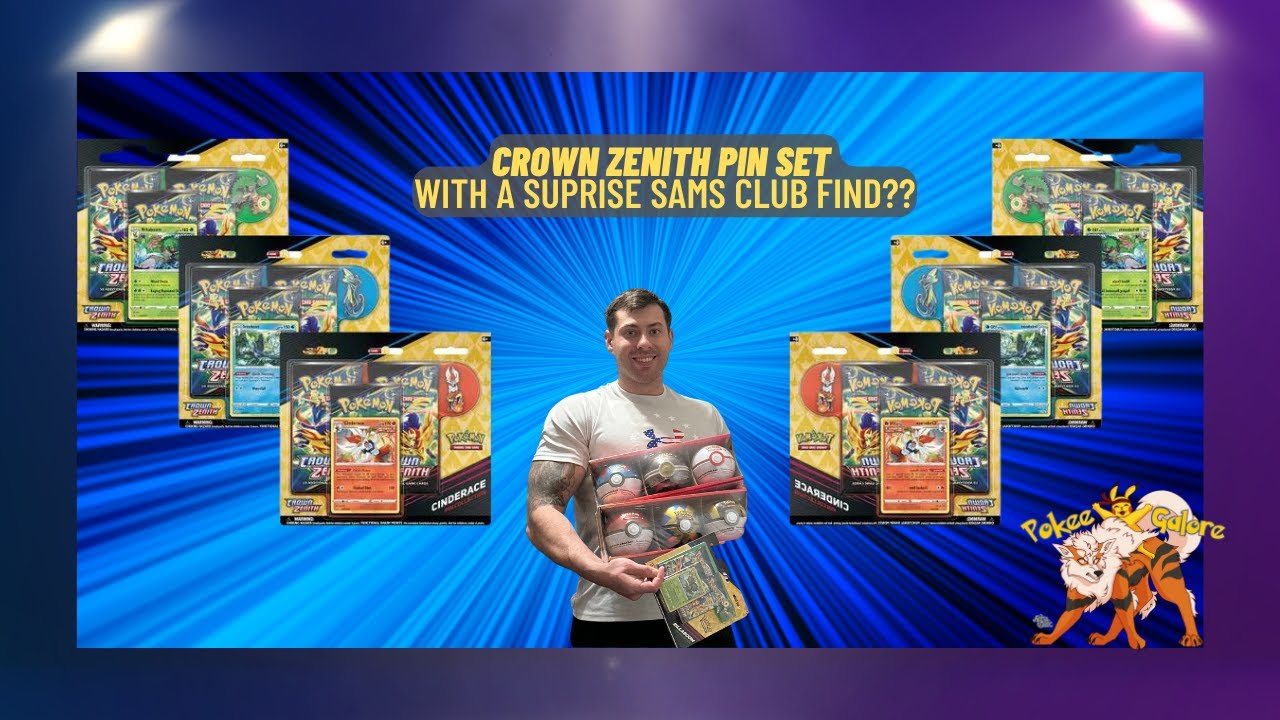 NEW Crown Zenith Pin Collection with a Suprise find from Sam's Club ...