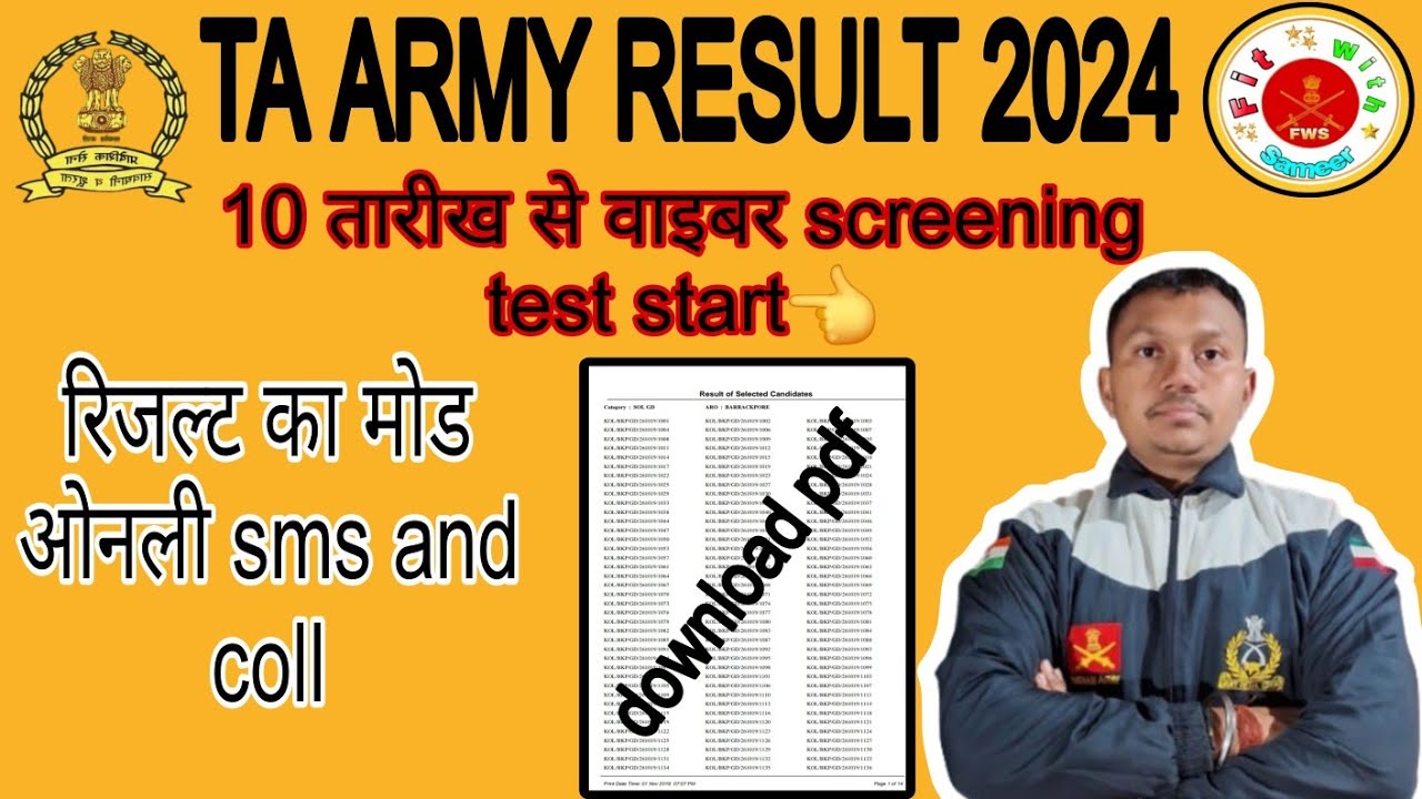 TA Army रिजल्ट 2025 | TA Army | Indian Army | Agni veer | ta army ...