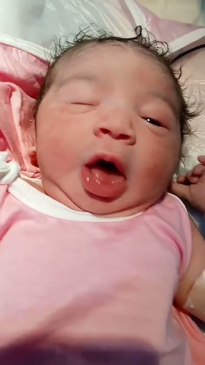 Newborn Cute little girl after birth So very beautiful #newborn #baby #short #viral#video@SS ...