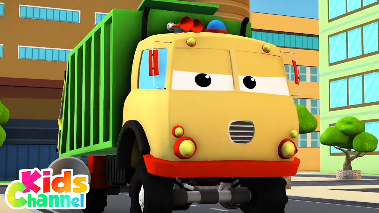 Frank The Garage Truck | Car Cartoon Videos | Kindergarten Songs ...