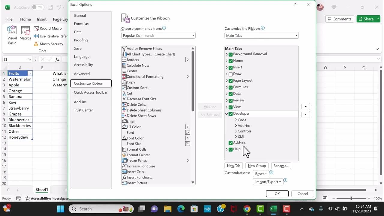 How to create an ActiveX List Box - YouTube