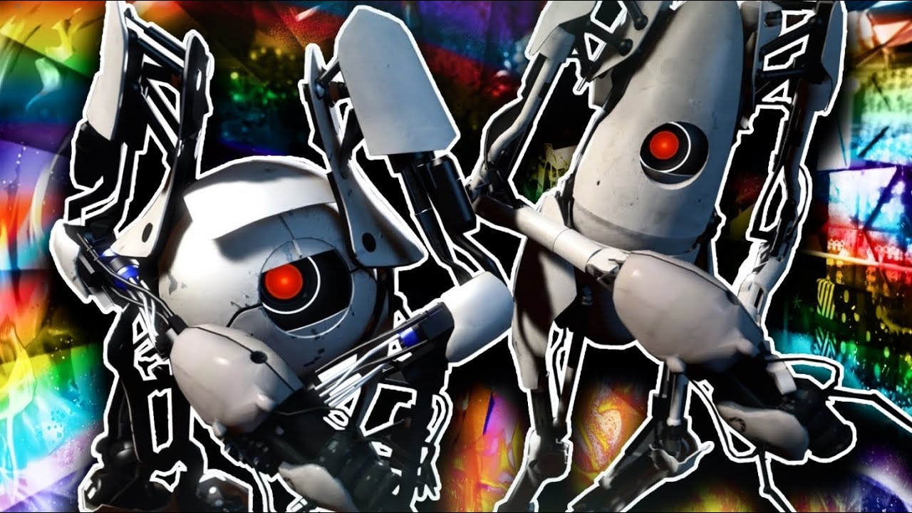 Portal 2 Funny Moments! - Slime Racing!, Funny Fails, Robot Ass, And ...