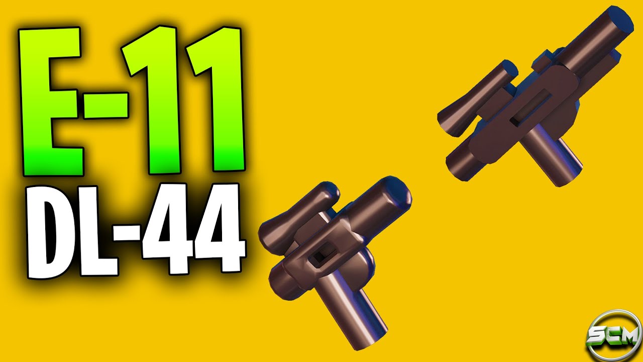 Comment Fabriquer un Fusil Blaster E-11 et DL-44 sur le Lego de ...