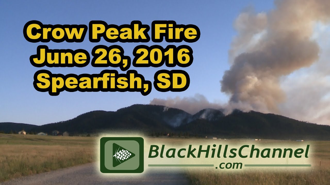 Crow Peak Fire 2016- Black Hills National Forest - YouTube