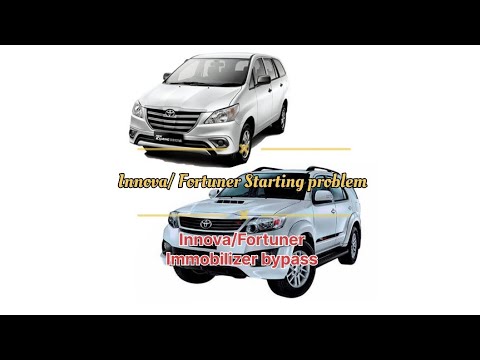 Toyota Innova Immo bypass. Innova starting problem - YouTube