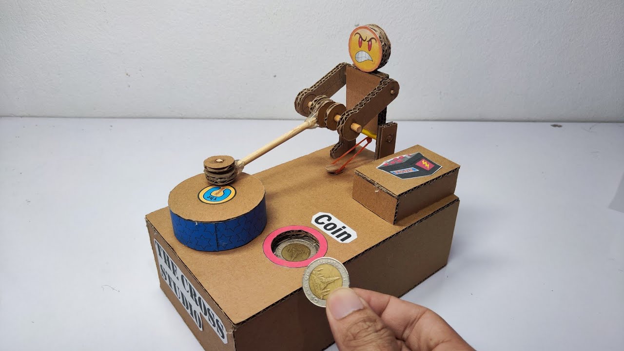 Human machine DIY from Cardboard - YouTube