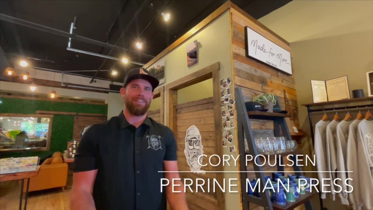 Perrine Man Press - YouTube