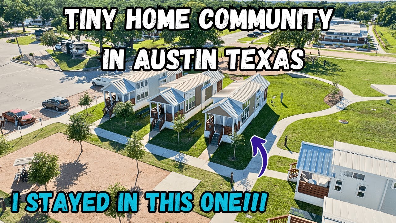 Texas Tiny Home Tours (Village Farm Tiny Home Community Austin, TX ...