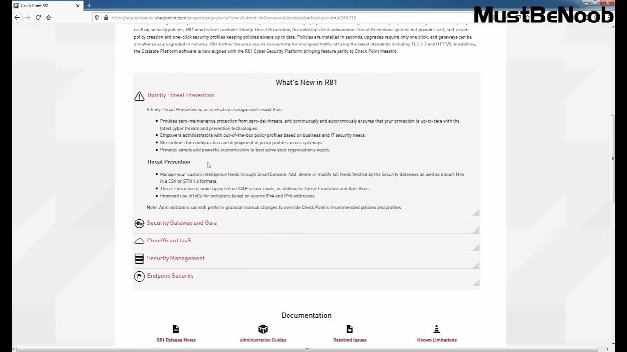 LAB:2. How to Download Check Point R81 ISO Image - YouTube